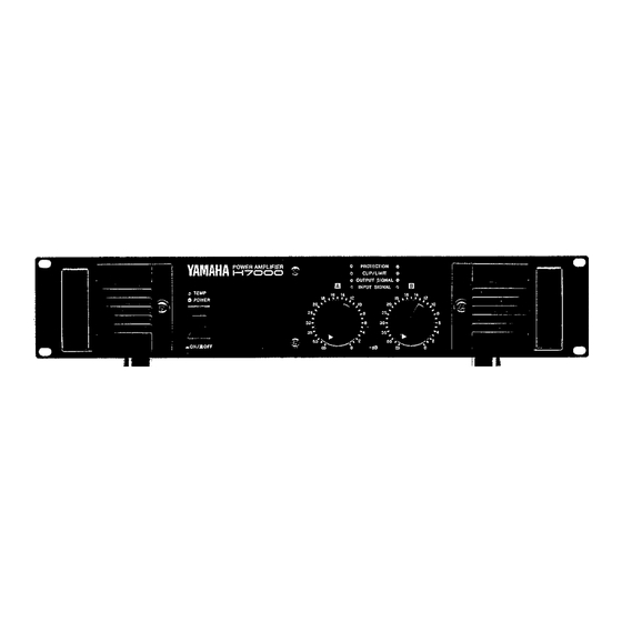 YAMAHA H3000 SERVICE MANUAL Pdf Download | ManualsLib
