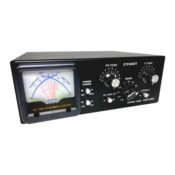 COMET ANTENNA CAT-300 QUICK START MANUAL Pdf Download | ManualsLib
