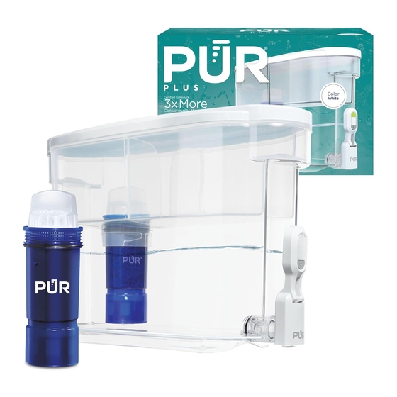 PUR PLUS OWNER'S MANUAL Pdf Download | ManualsLib