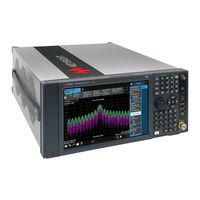 User Manuals: Keysight N9030B Signal Analyzer