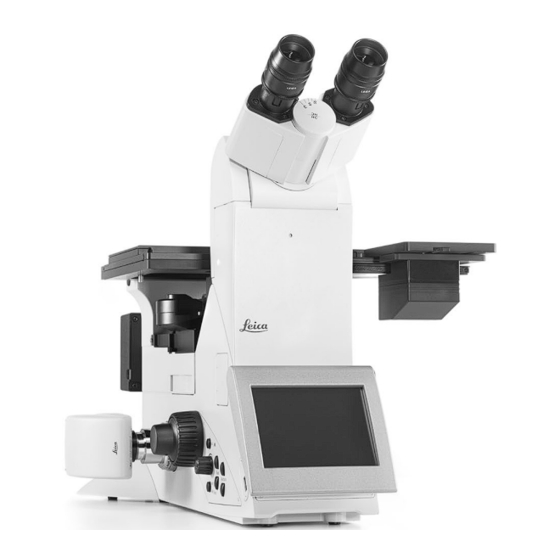 LEICA DMI8 M MICROSCOPE INSTALLATION MANUAL | ManualsLib