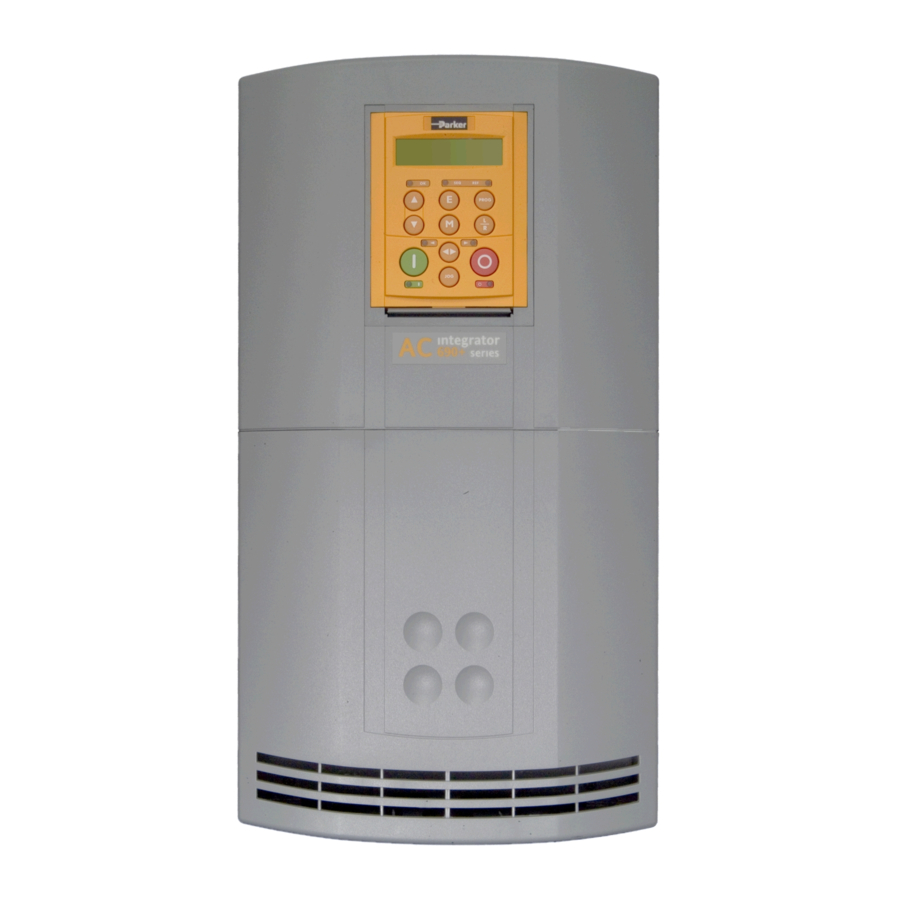 Parker 690+ - Flux Sensorless Vector Quick Start Manual | ManualsLib