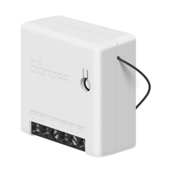 SONOFF DIY MINI QUICK INSTALLATION MANUAL Pdf Download | ManualsLib