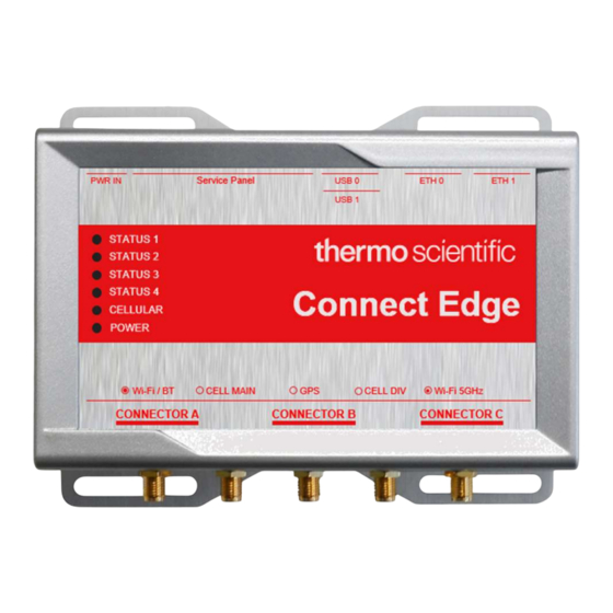 THERMO SCIENTIFIC CONNECT EDGE QUICK START MANUAL Pdf Download | ManualsLib