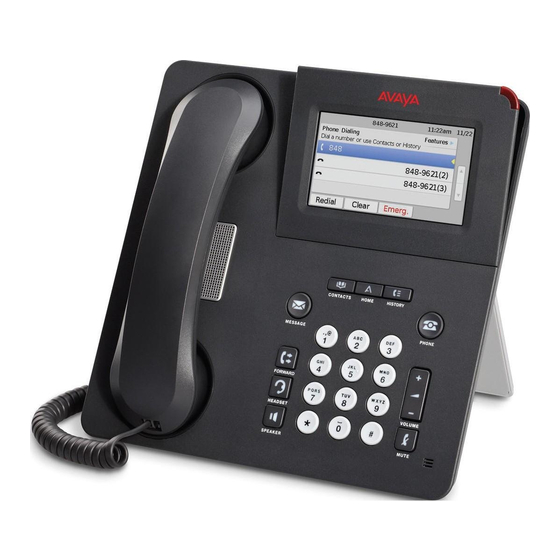 AVAYA 9621G QUICK REFERENCE Pdf Download | ManualsLib