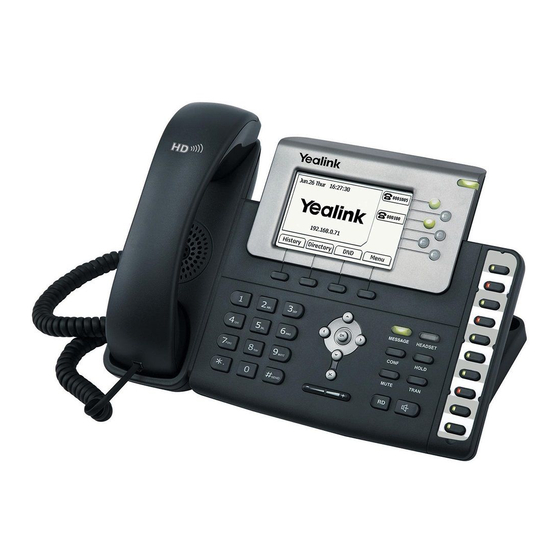 YEALINK SIP- T28P USER MANUAL Pdf Download | ManualsLib