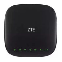ZTE MF279T NETWORK ROUTER USER MANUAL | ManualsLib