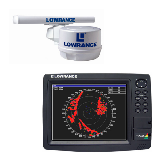 LOWRANCE RADAR OPERATION INSTRUCTION MANUAL Pdf Download | ManualsLib