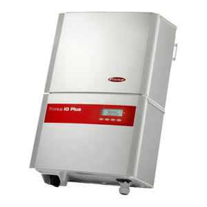 FRONIUS IG PLUS INSTALLATION INSTRUCTIONS MANUAL Pdf Download | ManualsLib