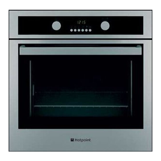 HOTPOINT SE661X/1 OPERATING INSTRUCTIONS MANUAL Pdf Download | ManualsLib