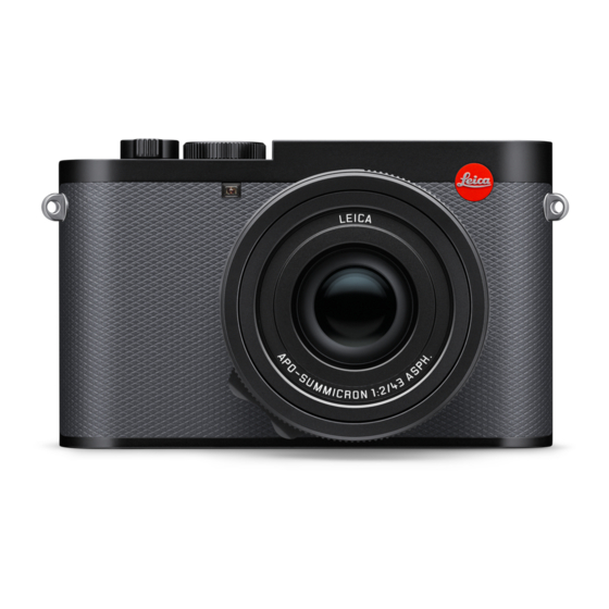 LEICA Q3 43 INSTRUCTION MANUAL Pdf Download | ManualsLib