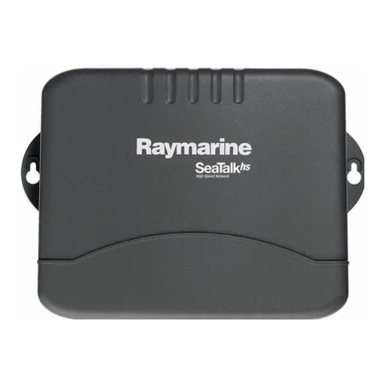 RAYMARINE SEATALK HS INSTALLATION MANUAL Pdf Download | ManualsLib