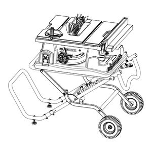 MASTERFORCE 15A JOBSITE TABLE SAW OPERATOR'S MANUAL Pdf Download ...