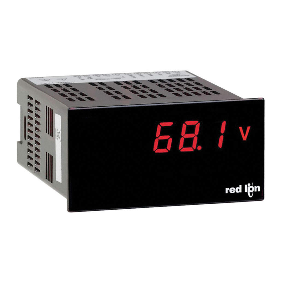 red lion PAX Series, PAX LITE PAXLI / PAXLV / PAXLVA00 / PAXLID00 ...