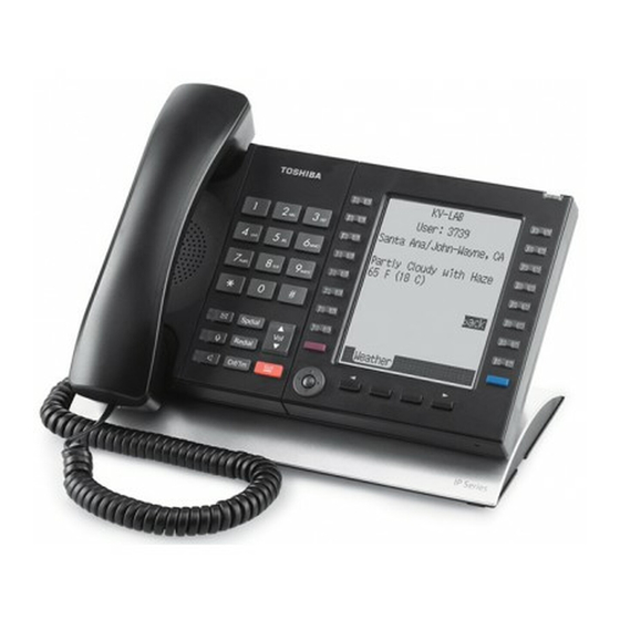 TOSHIBA IP TELEPHONE BROCHURE Pdf Download | ManualsLib