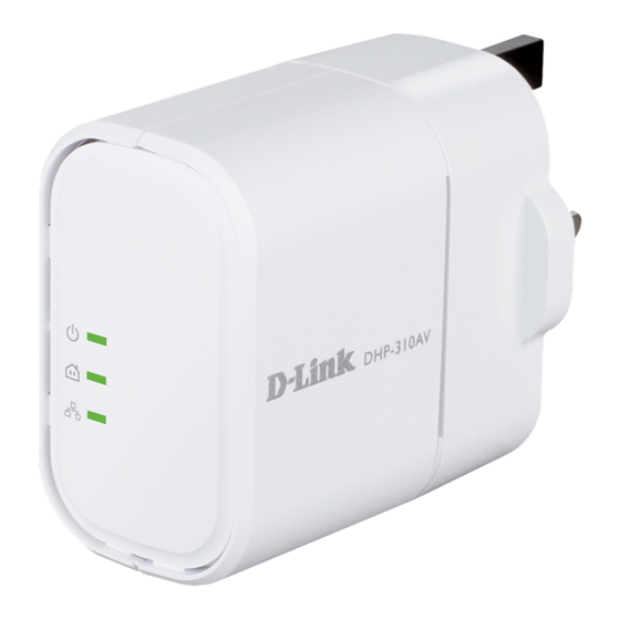 D-LINK DHP-310AV QUICK INSTALLATION MANUAL Pdf Download | ManualsLib