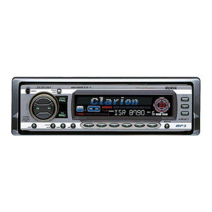Clarion DXZ815MP CD/MP3 Receiver Manuals
