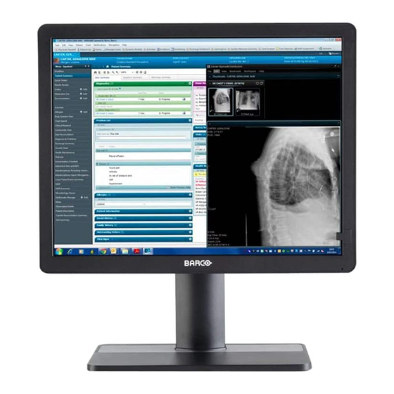 BARCO EONIS MDRC-2321 USER MANUAL Pdf Download | ManualsLib