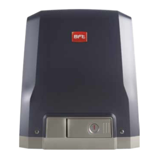 BFT DEIMOS BT A400 MANUAL Pdf Download | ManualsLib