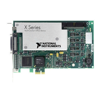 NATIONAL INSTRUMENTS DAQ X SERIES USER MANUAL Pdf Download | ManualsLib