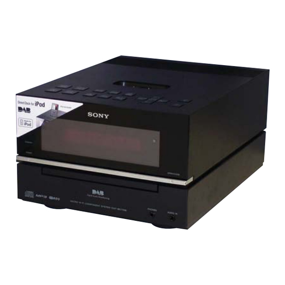 SONY HCD-BX77DBI SERVICE MANUAL Pdf Download | ManualsLib