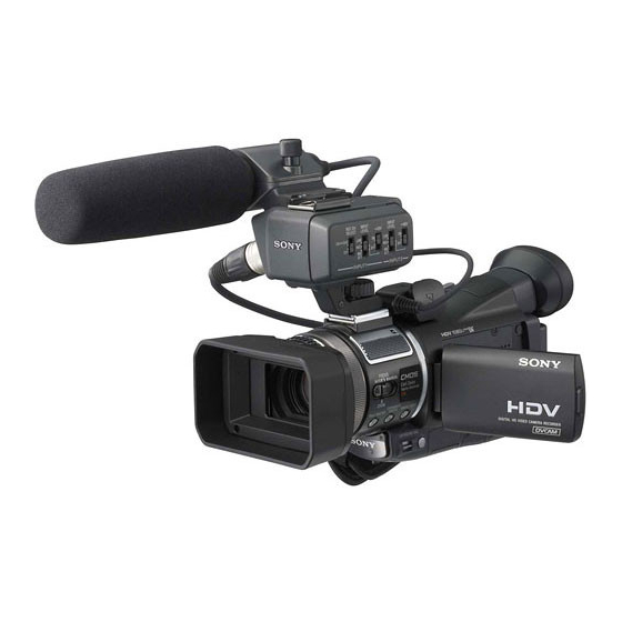 SONY HDV 1080I BROCHURE & SPECS Pdf Download | ManualsLib