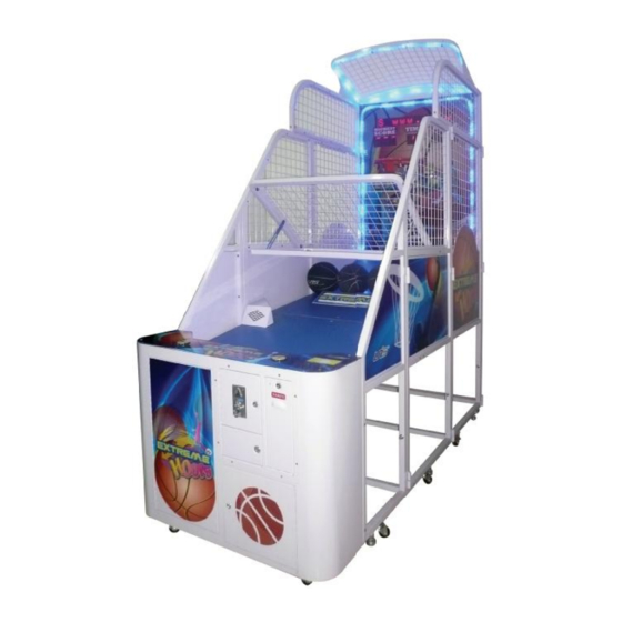 UNIVERSAL SPACE EXTREME HOOPS ARCADE GAME MACHINE OPERATION MANUAL ...