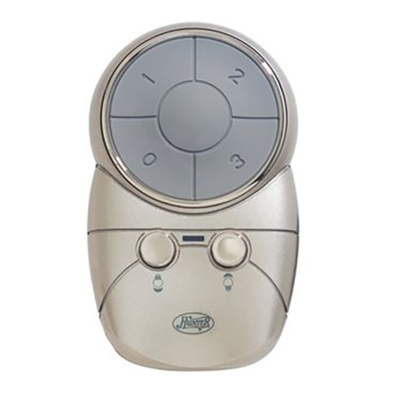 HUNTER UNIVERSAL FAN AND LIGHT REMOTE CONTROL OWNER'S MANUAL AND ...