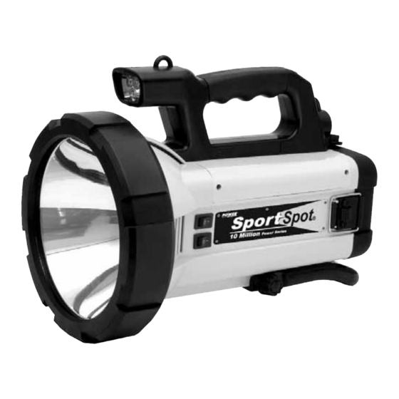 VECTOR 10,000,000 POWER SERIES SPORT SPOT USER'S MANUAL & WARRANTY ...