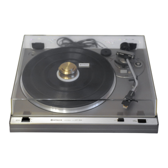Hitachi HT-324 Manuals | ManualsLib