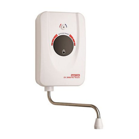 SANTON EV 2008 NO-TOUCH INSTALLATION AND USER INSTRUCTIONS MANUAL Pdf ...