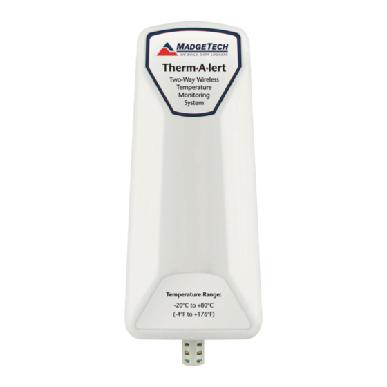 MADGETECH THERM-A-LERT PRODUCT USER MANUAL Pdf Download | ManualsLib