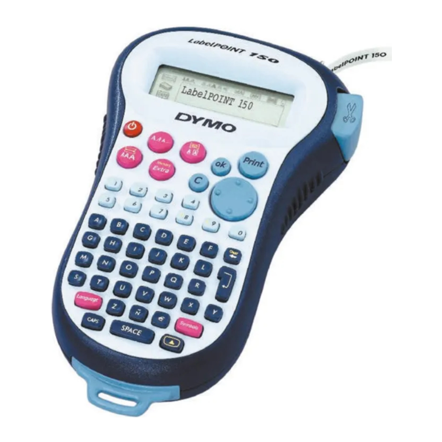 Dymo LabelPoint 150 - Labelling Machine Manual | ManualsLib