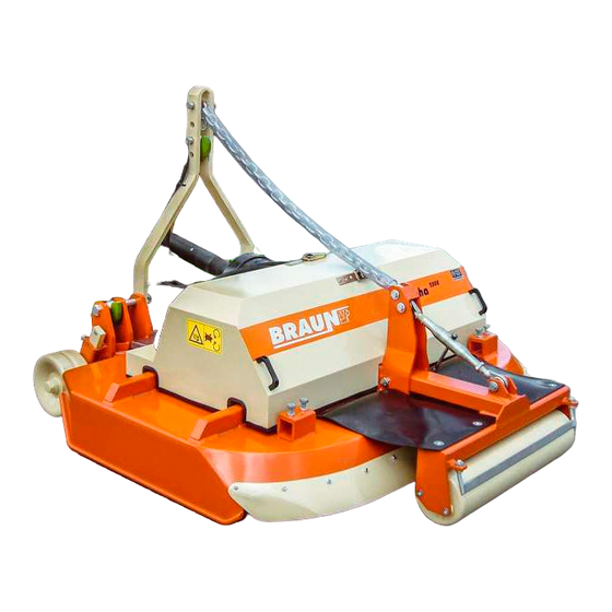 BRAUN MOWER ALPHA 2000 MANUAL INSTRUCTION Pdf Download | ManualsLib