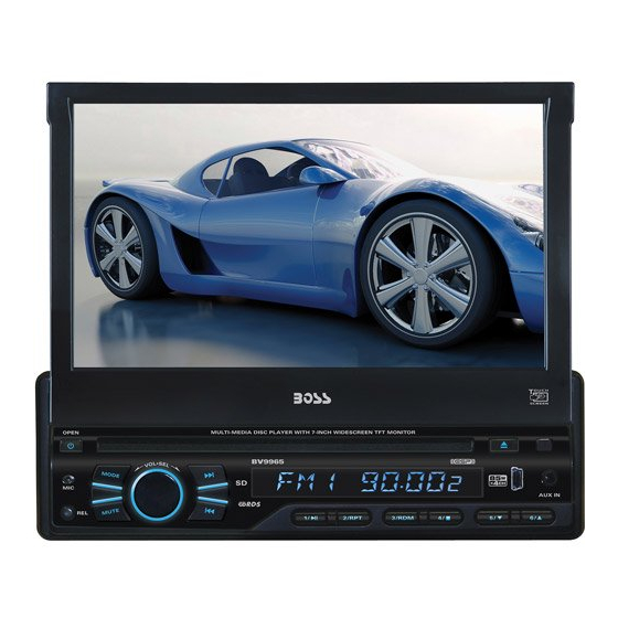 BOSS AUDIO SYSTEMS BV9965 USER MANUAL Pdf Download | ManualsLib