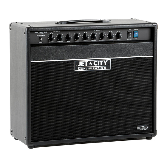 JET CITY AMPLIFICATION JCA5012C OWNER'S MANUAL Pdf Download | ManualsLib