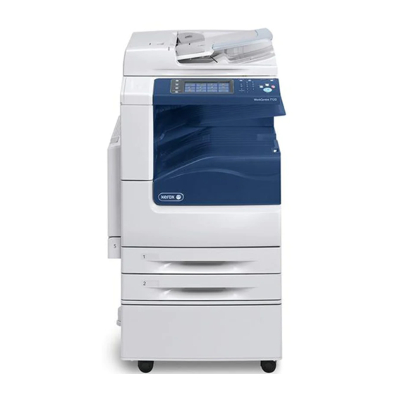 XEROX WORKCENTRE 7120 MANUAL D'UTILISATION Pdf Download | ManualsLib