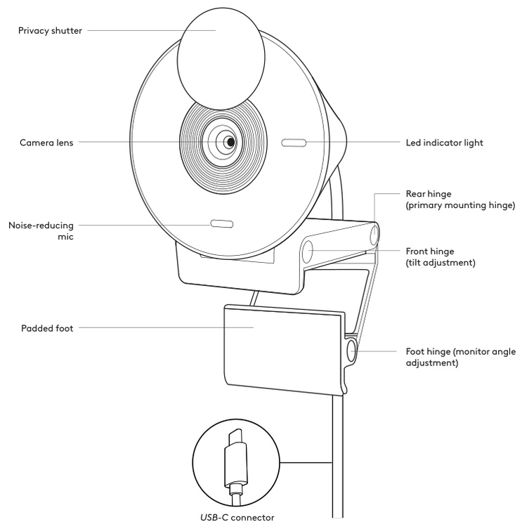 Logitech BRIO 1080P Webcam Live Streaming Info | ManualsLib