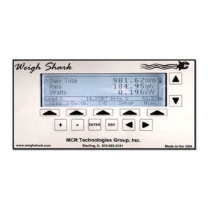 MCR TECHNOLOGIES WEIGH SHARK MANUAL Pdf Download | ManualsLib