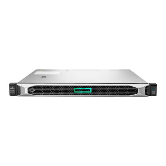 HPE PROLIANT DL160 GEN10 USER MANUAL Pdf Download | ManualsLib