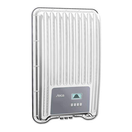 STECA STECAGRID 1800 INSTALLATION AND OPERATING INSTRUCTIONS MANUAL Pdf ...