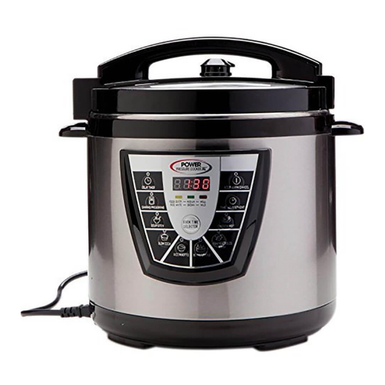 POWER PRESSURE COOKER XL INSTRUCTION MANUAL Pdf Download | ManualsLib