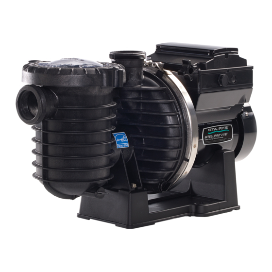 STA-RITE INTELLIPRO 2 VST INSTALLATION AND USER MANUAL Pdf Download ...