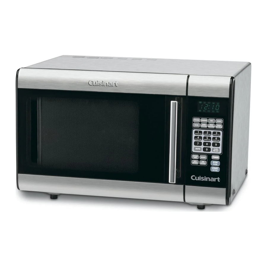 Cuisinart CMW-100 - Microwave Oven Manual | ManualsLib