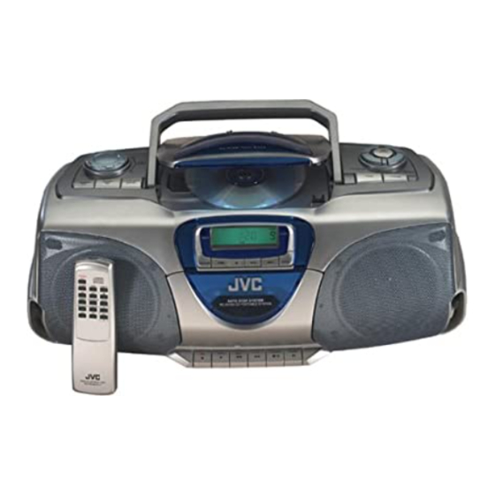 JVC CD PORTABLE SYSTEM RC-BX530SL GEBRUIKSAANWIJZING Pdf Download ...