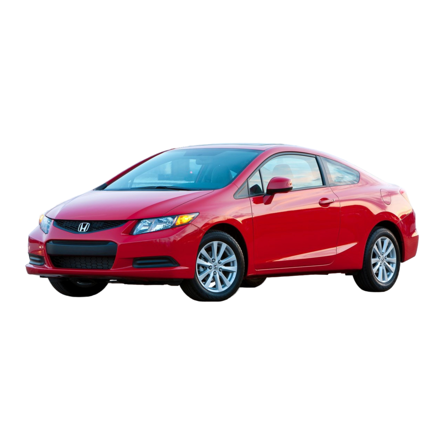 Honda CIVIC COUPE LX 2012, CIVIC COUPE 2012 Manual | ManualsLib