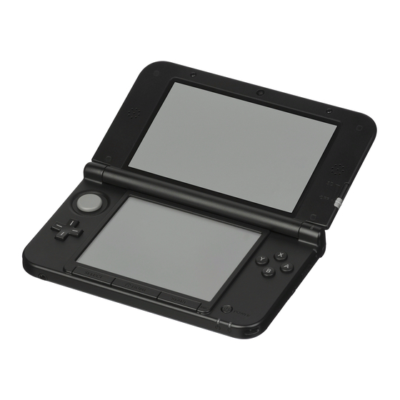 NINTENDO 3DS XL QUICK START MANUAL Pdf Download | ManualsLib