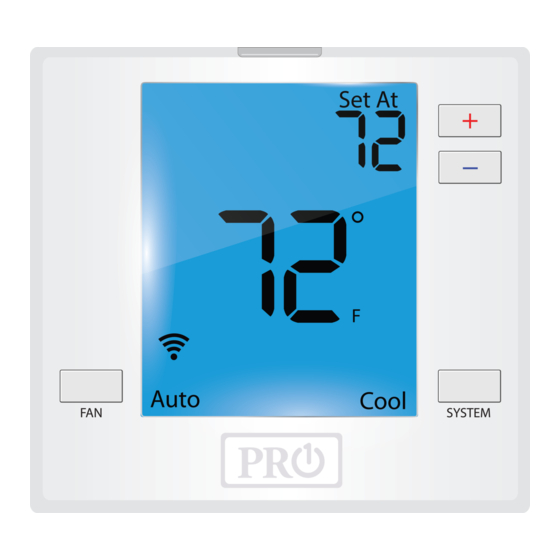 PRO1 IAQ T701I PRODUCT INSTALLATION MANUAL Pdf Download | ManualsLib