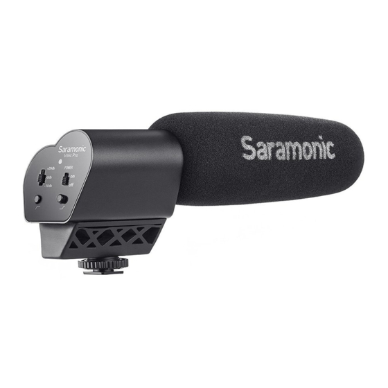 SARAMONIC VMIC PRO MANUAL Pdf Download | ManualsLib