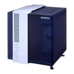 SIEMENS HIPATH 3000 USER MANUAL Pdf Download | ManualsLib